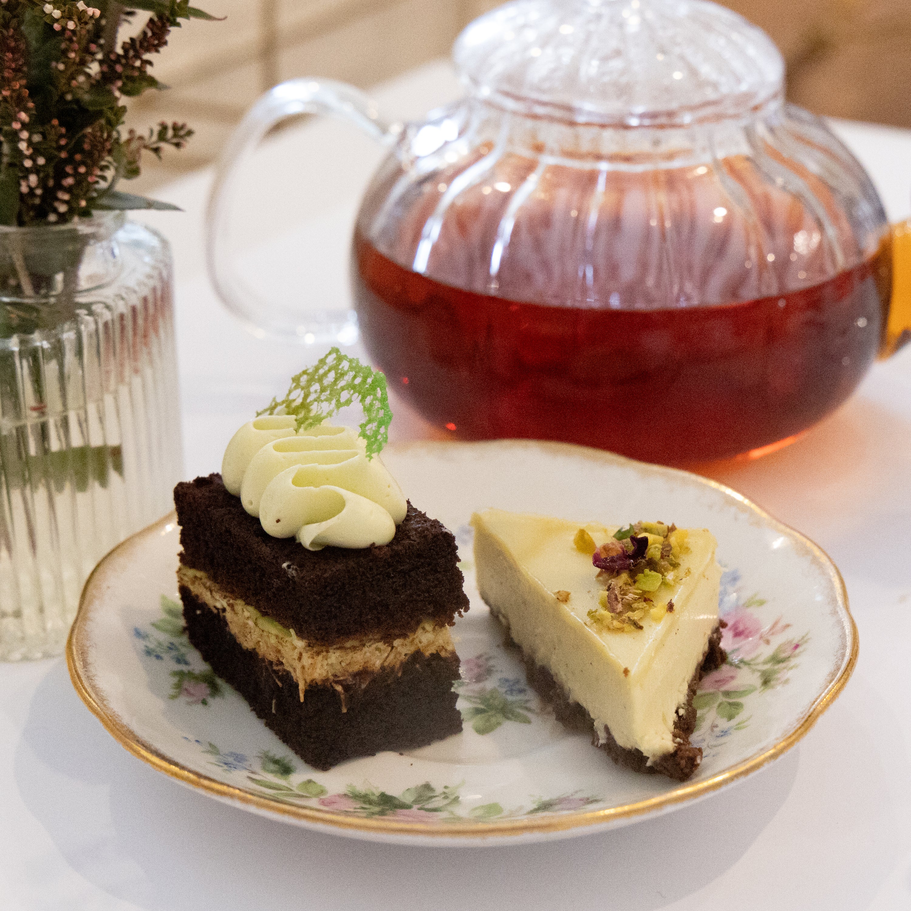 Dubai Chocolate High Tea – Mary Eats Cake